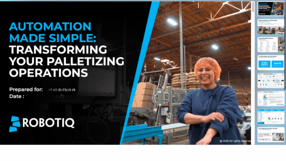 Where to start with palletizing automation? The Robotiq Palletizing Fit Tool tells you exactly ...